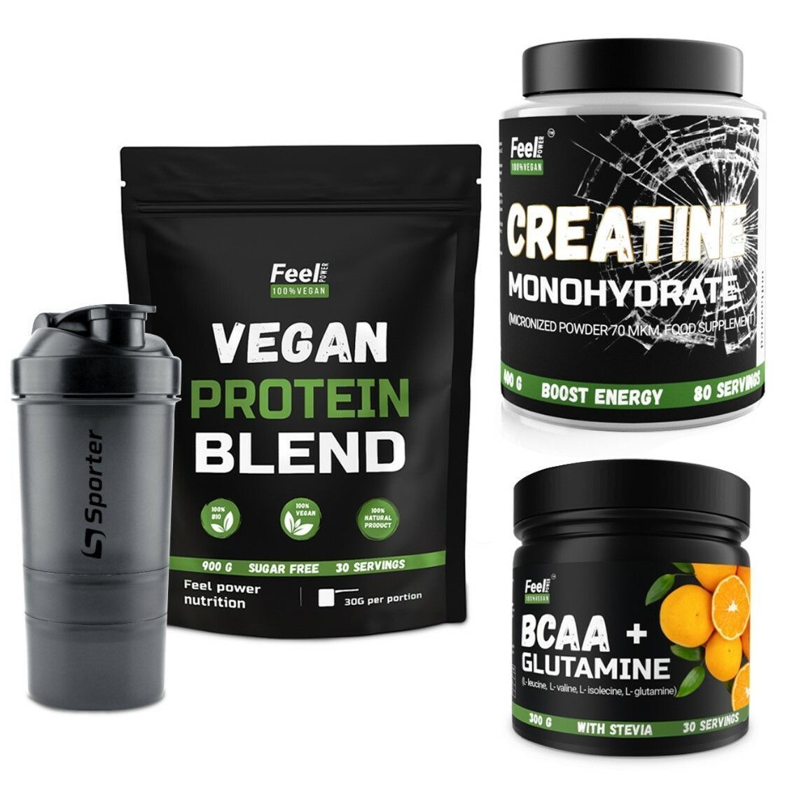 Набори спортивного харчування | Feel Power 100% vegan